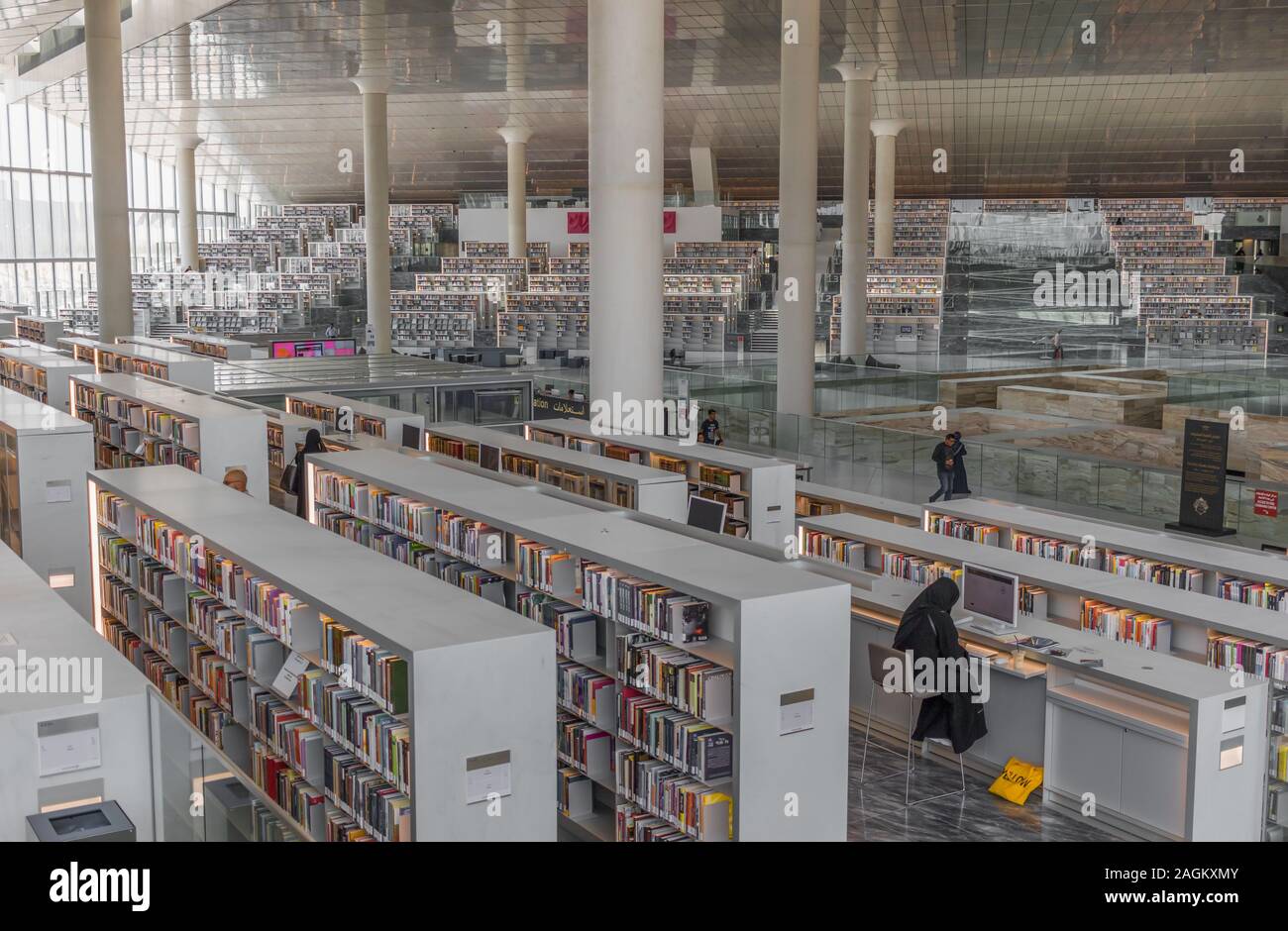one of the first public libraries in the Persian Gulf region, the Qatar ...