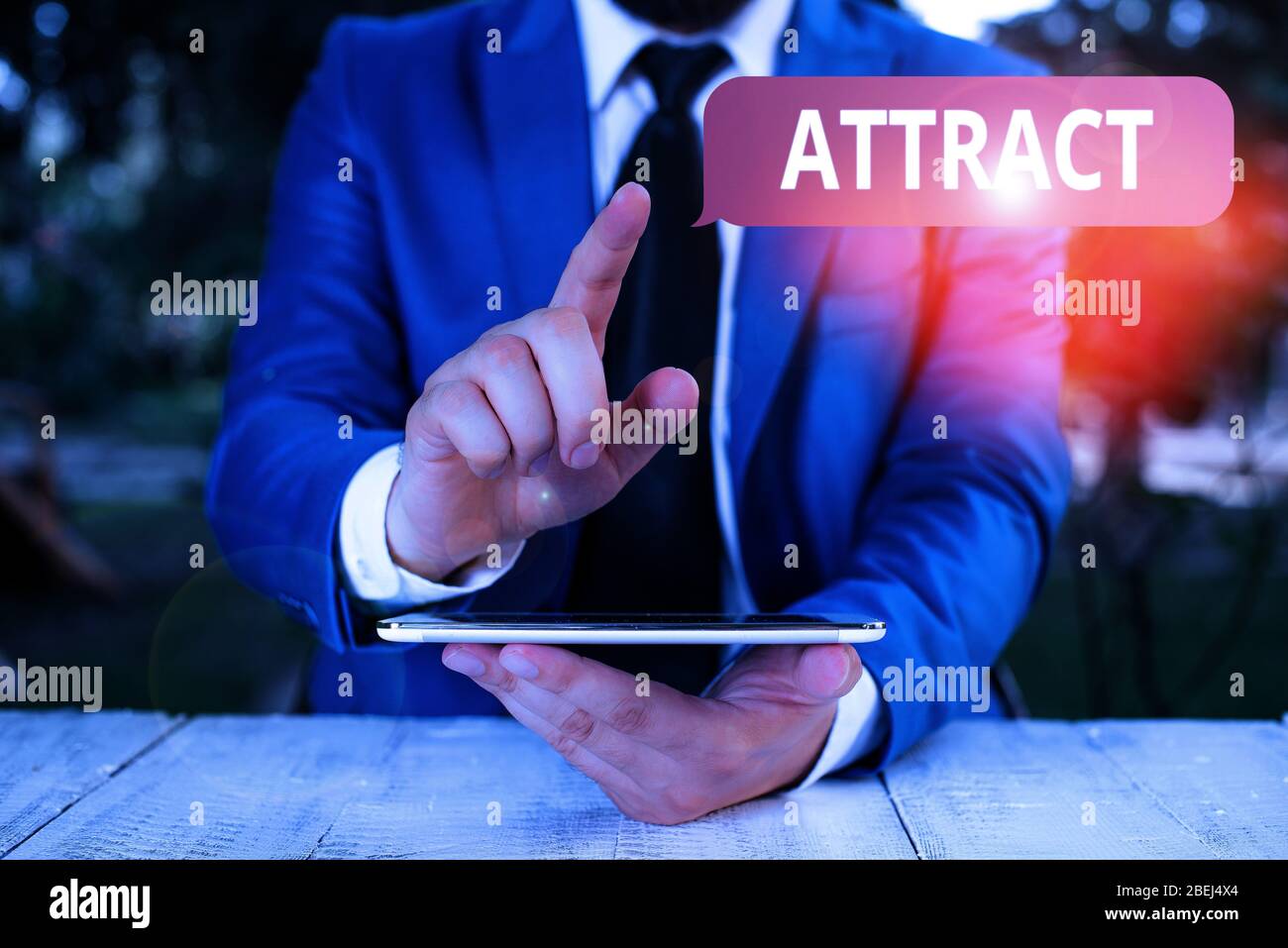 Writing Note Showing Attract Business Concept For To Draw By A Physical Force Causing Or