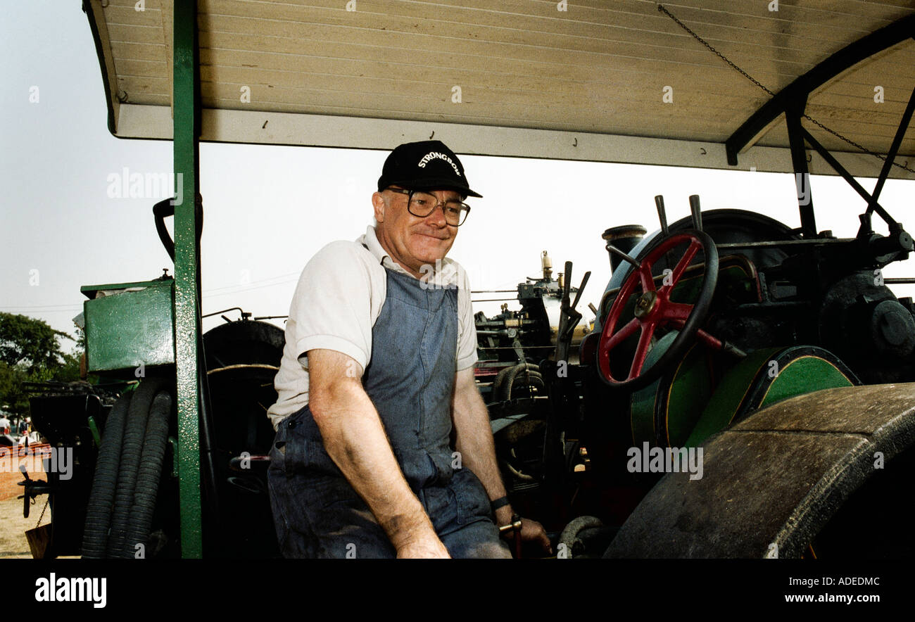 Steam roller driver Stock Photo - Alamy
