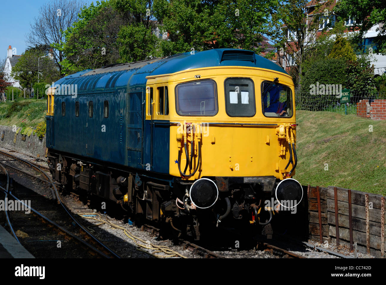 Class 33/1 No. D6528 British Rail TOPS number 33111 on the swanage ...