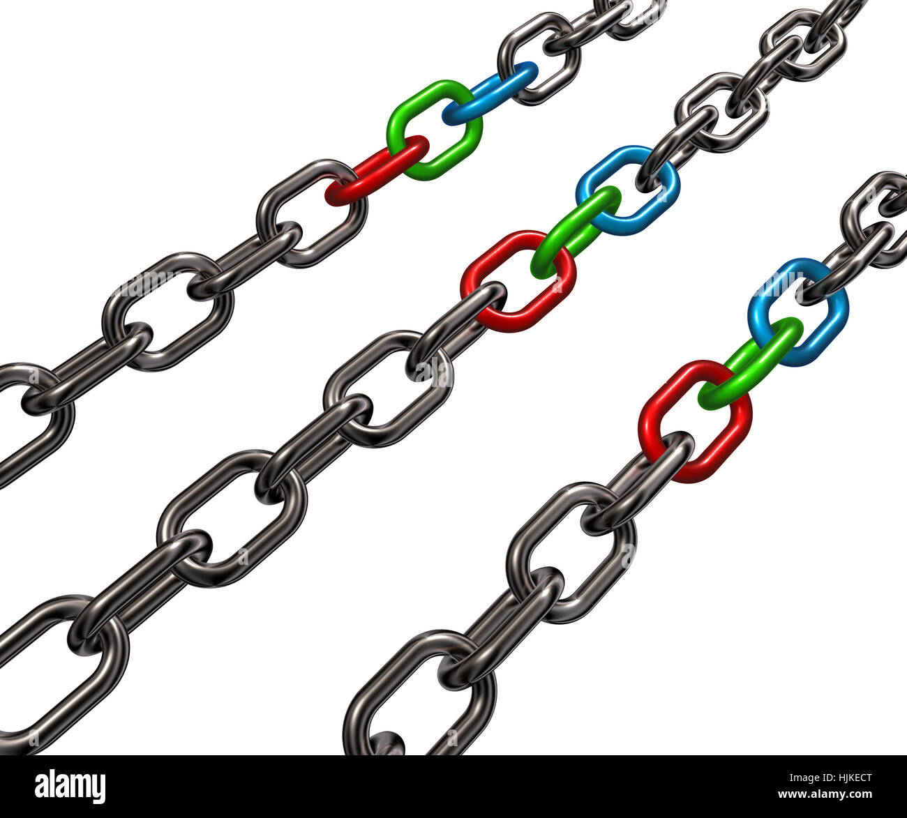 chain, metal, rgb, colour, color space, colors, colours, tool Stock ...
