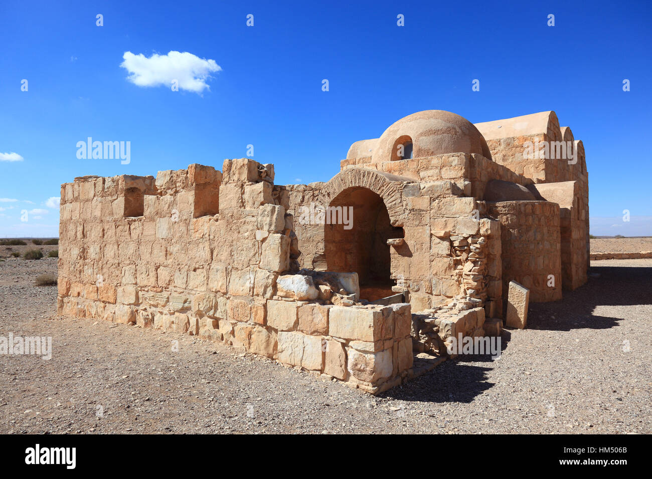 Qasr Amra, also transcribed Quseir Amra or Qusayr Amra, is the Stock ...