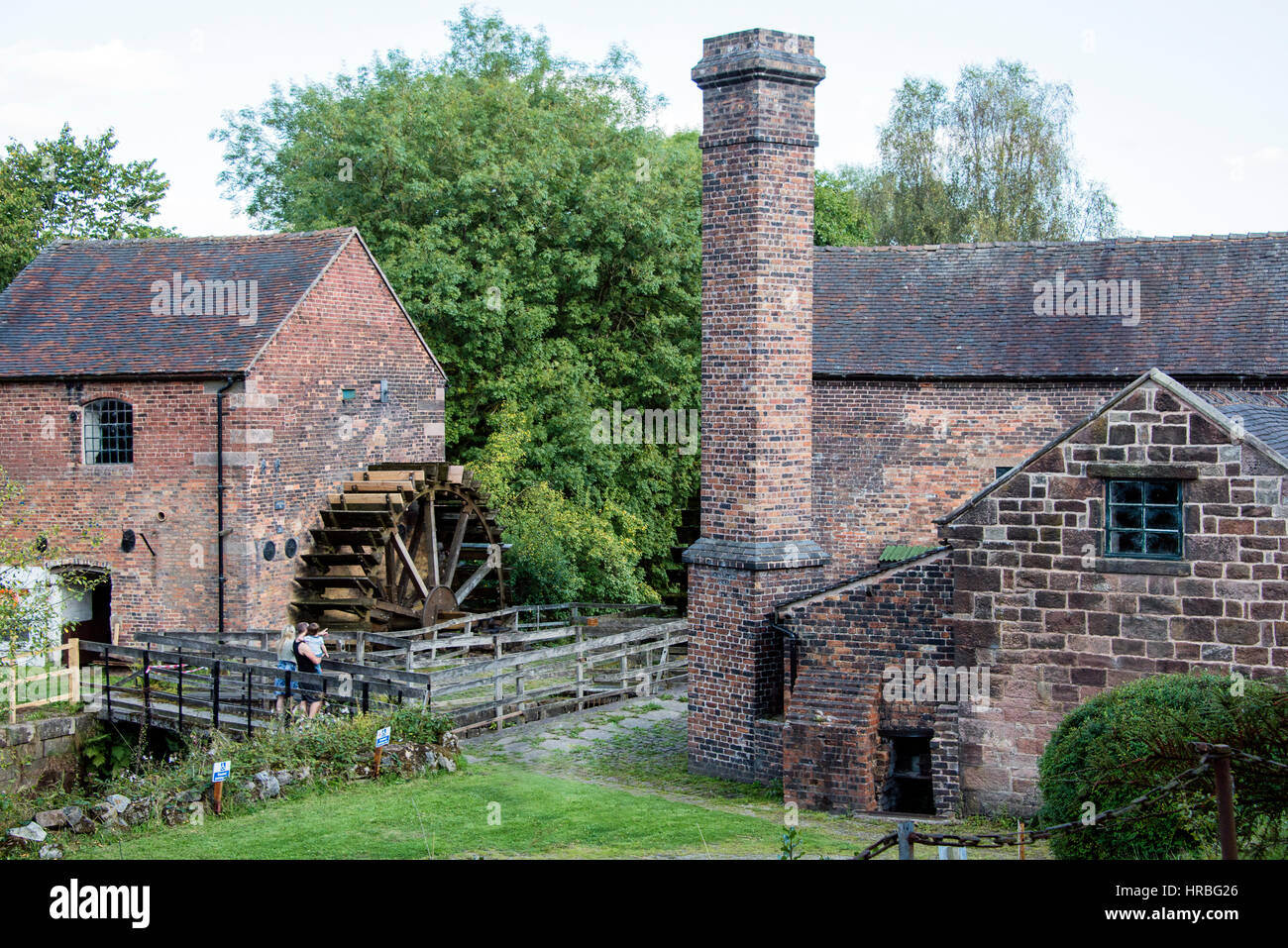 Buildings of the Cheddleton Flint Mill, Staffordshire, UK Stock Photo ...