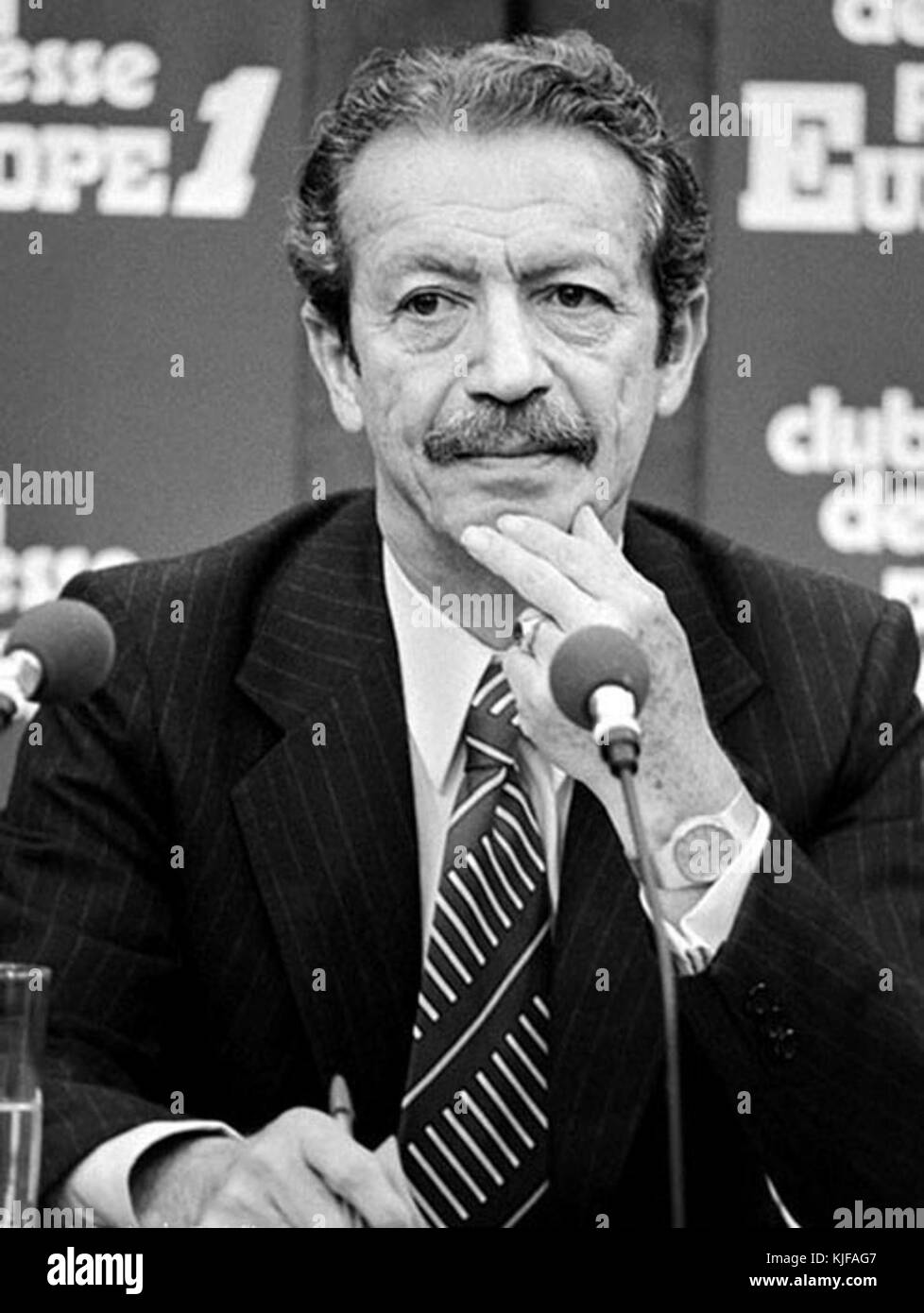Shapour Bakhtiar early 1980's Stock Photo - Alamy