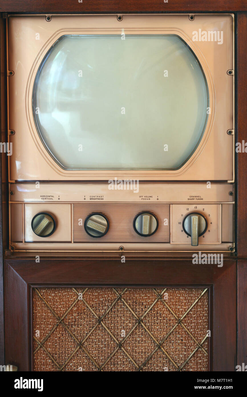 A Vintage tv set from 1949 Stock Photo - Alamy