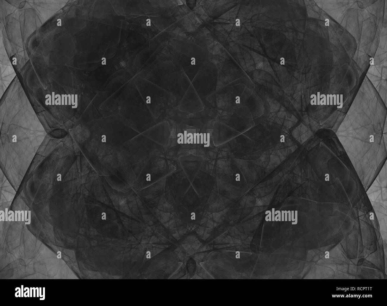 Black and white background. Fantasy pattern texture. Digital art. 3D ...