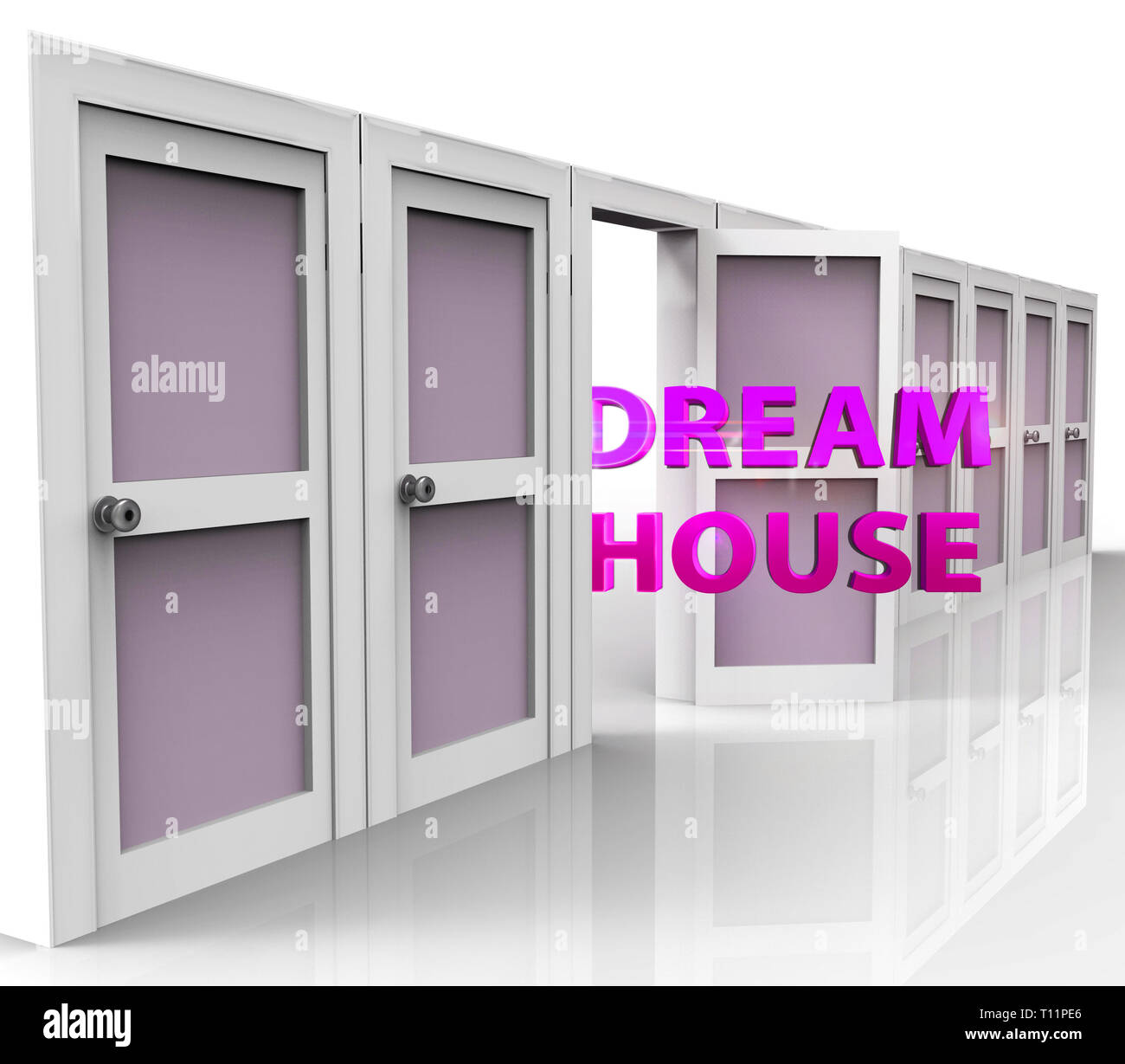 Dreamhouse Doorways Means Finding Your Dream House Or Apartment ...