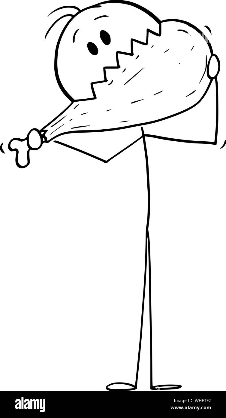 Vector cartoon stick figure drawing conceptual illustration of man ...